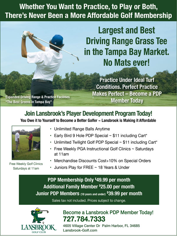 Player Development Programs - Lansbrook Golf Club