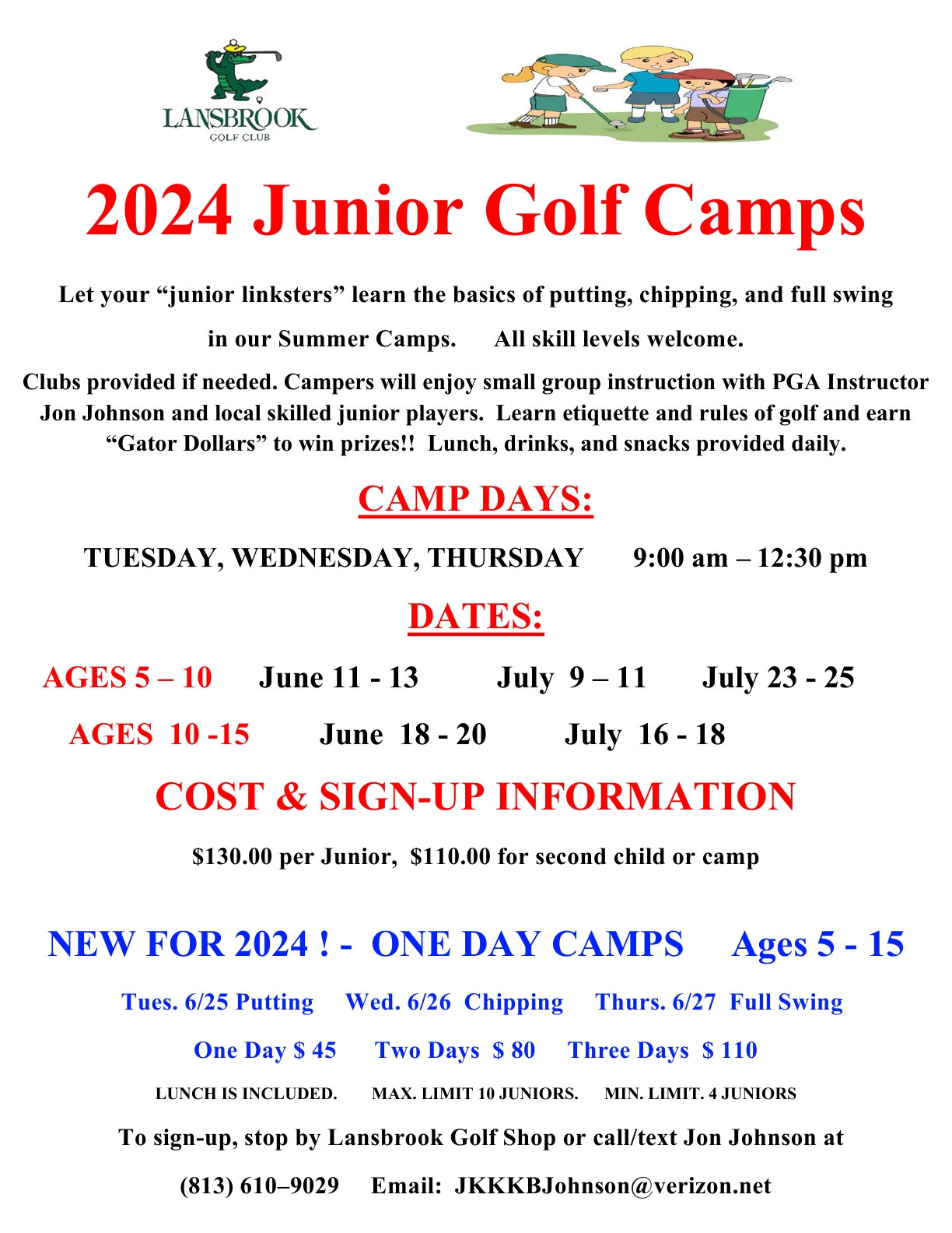 PGA Instruction - Lansbrook Golf Club